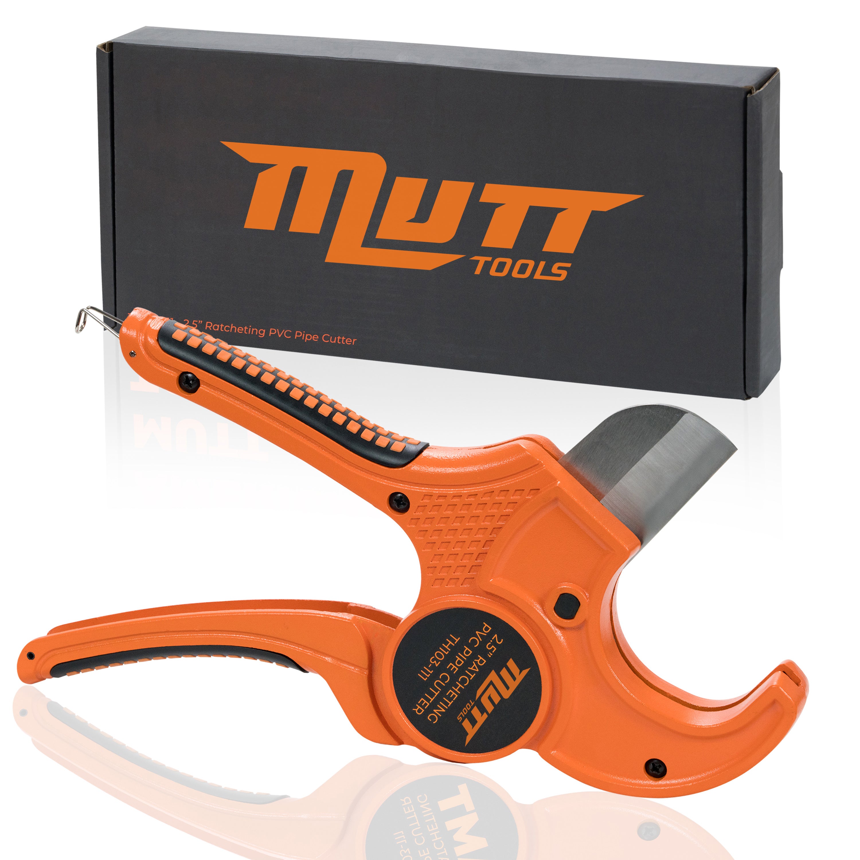 2.5" Ratchet PVC Cutter - Efficient, Durable Pipe Cutting Tool – Mutt Tools
