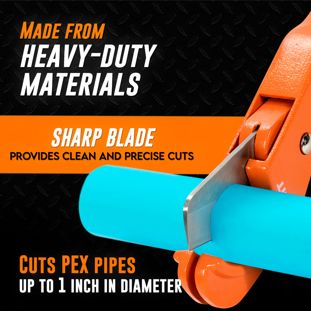 PEX Cutter – 1/8” to 1” PEX Cutting Tool – Mutt Tools