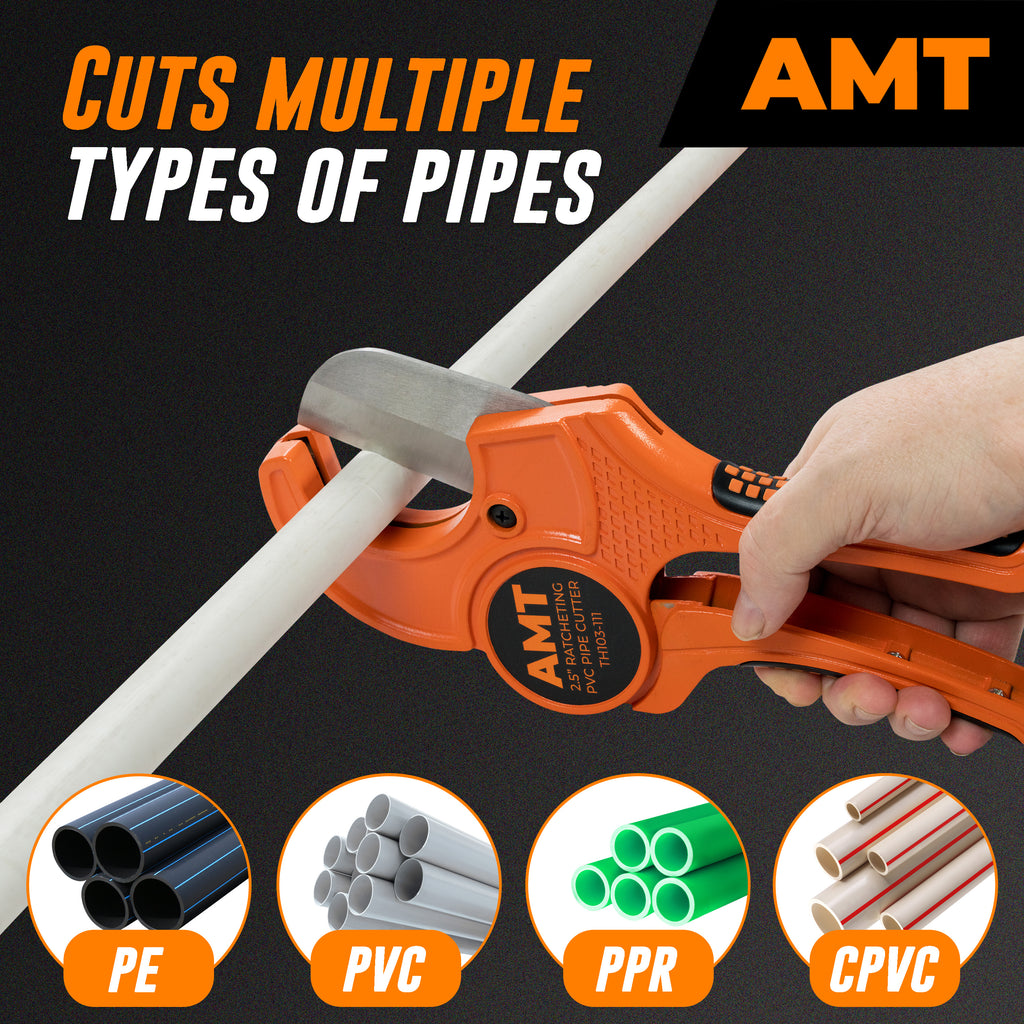 2.5 Inch PVC Pipe Cutter – 2.5" Ratcheting PVC Cutter – PVC Cutter Too ...