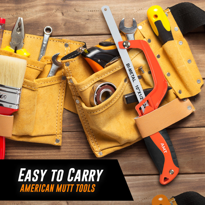 10" Mini Hacksaw for Metal – Compact Hack Saw with Bimetal Blade – Mutt ...