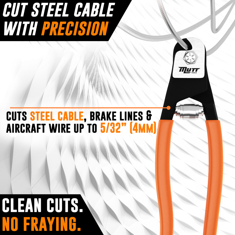 Heavy Duty Wire Rope Cable Cutters for Steel | Mutt Tools
