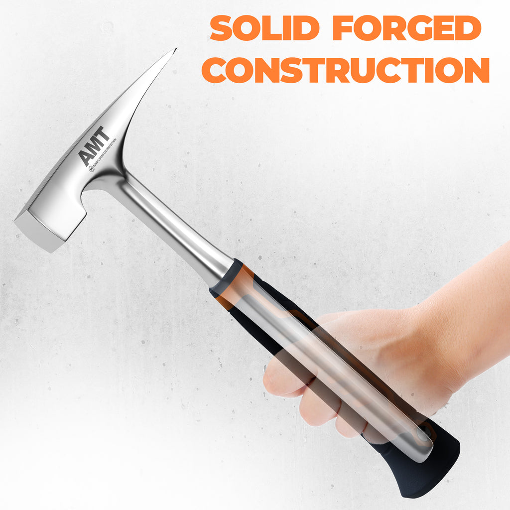 20oz Masonry Hammer with Ergonomic Handle for Stone Work | Mutt Tools