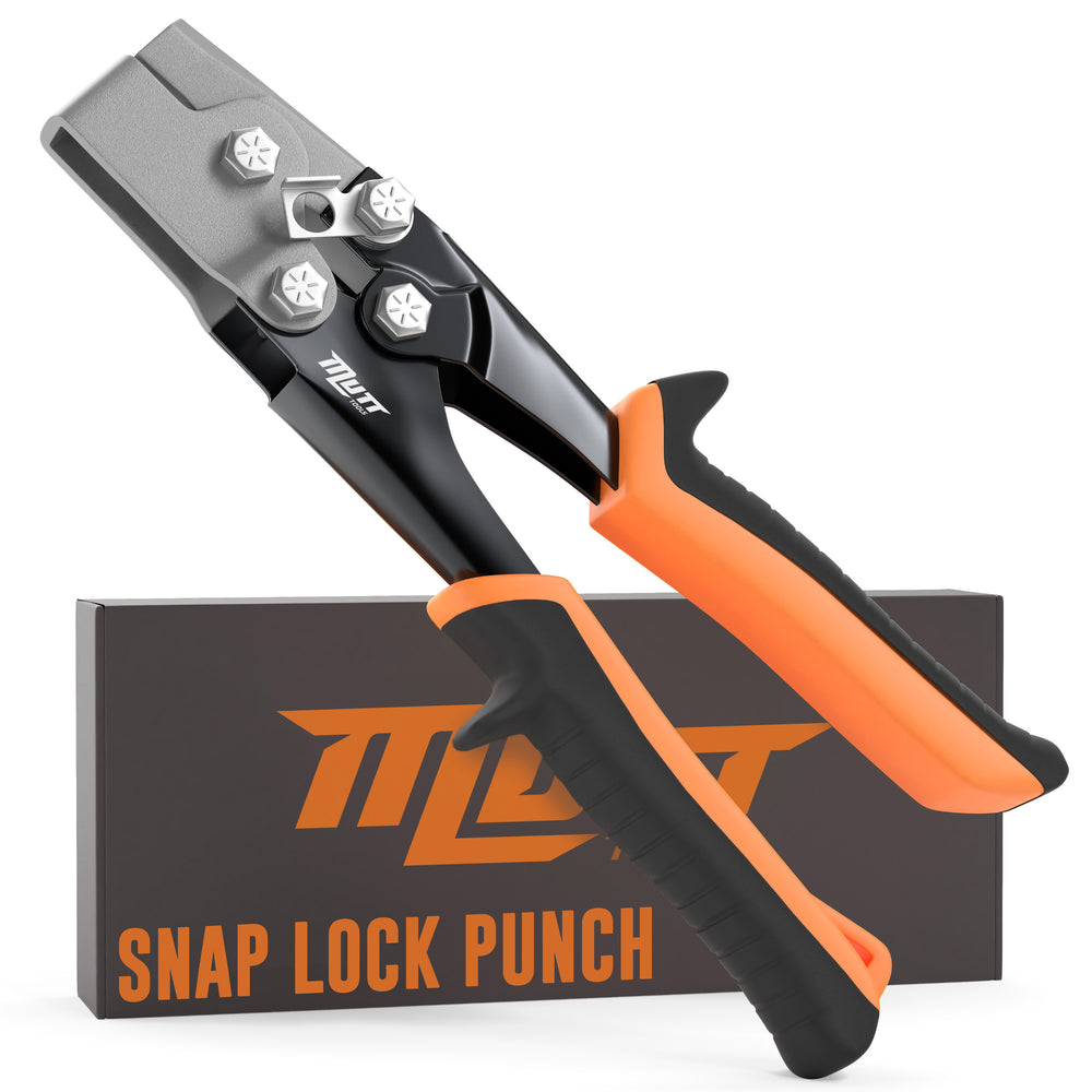 Snap Lock Punch Tool for Easy Sheet Metal and Gutter Joining